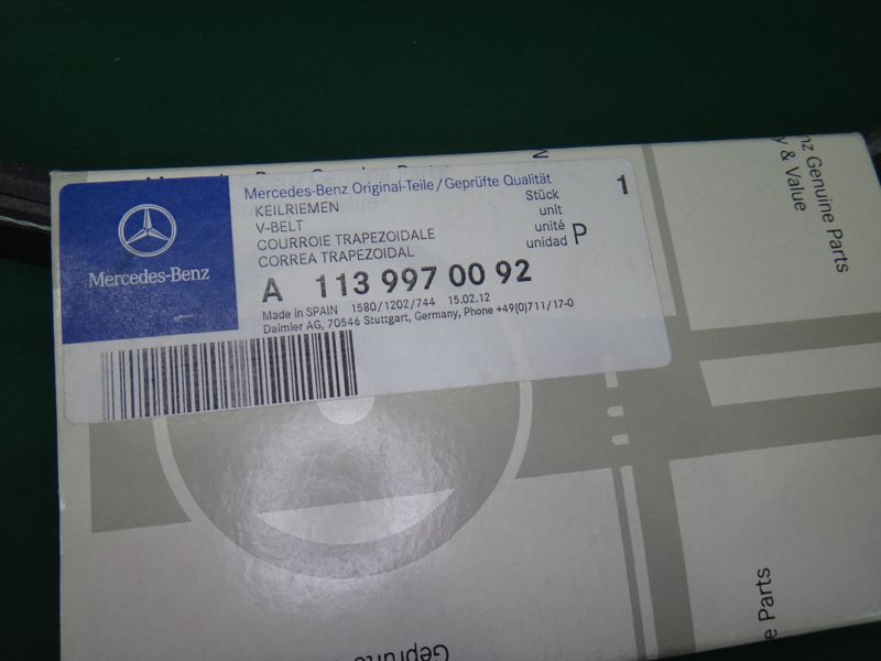 Mercedes-Benz純正部品 :: メルセデス･ベンツ純正部品 :: エンジン関連部品 :: 55AMGエンジン用(220/215 ...