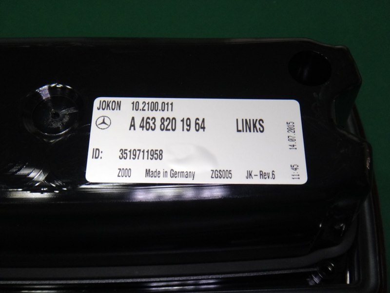 Mercedes-Benz純正部品 :: メルセデス･ベンツ純正部品 :: ライト照明関連部品 :: W463: Gクラス・テールランプ左 ...